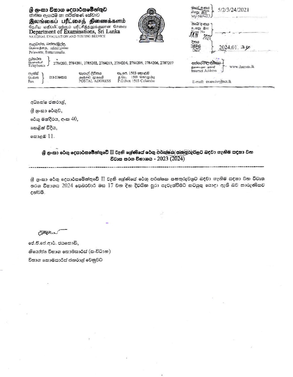 Open Competitive Examination for Recruitment to the Posts of Inspector ...